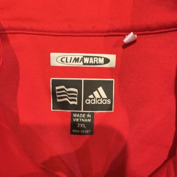 adidas | Jackets & Coats | Adidas Climawarm Mens Jacket Red Black ...